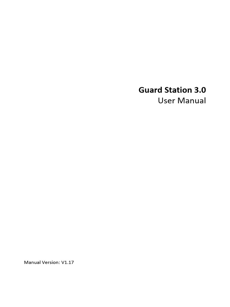 Guard Station User Manual | PDF | 64 Bit Computing | Operating System