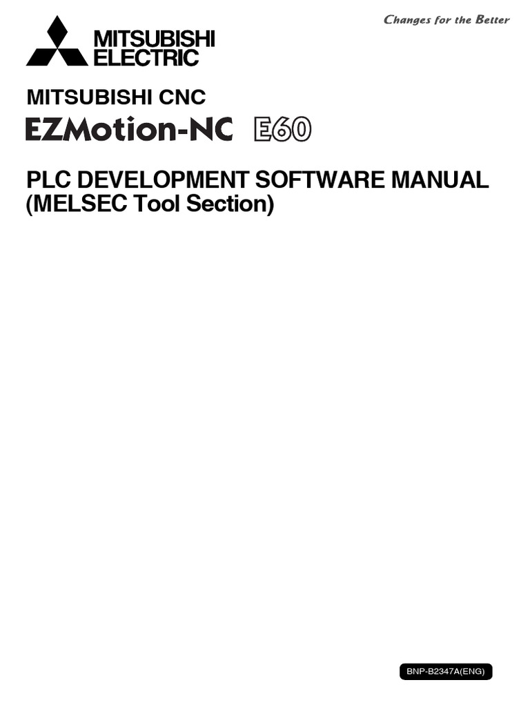 E60 PLC Development Software Manual (MELSEC) BNP-B2347A (ENG) | PDF ...