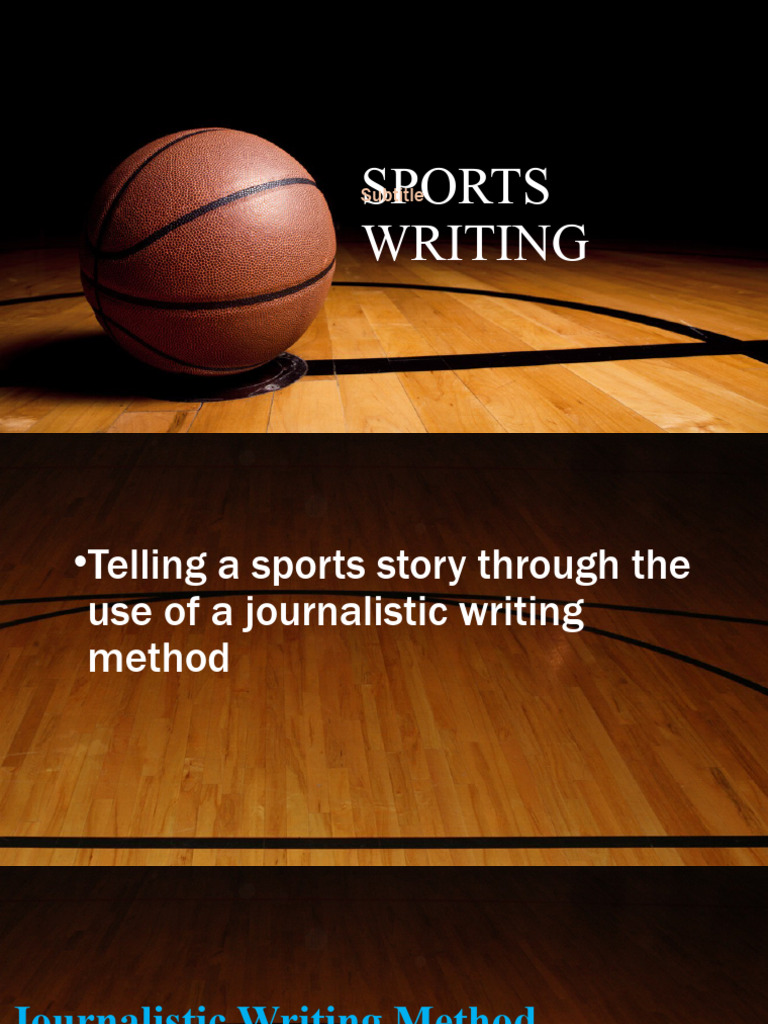 Sports News Writing | PDF