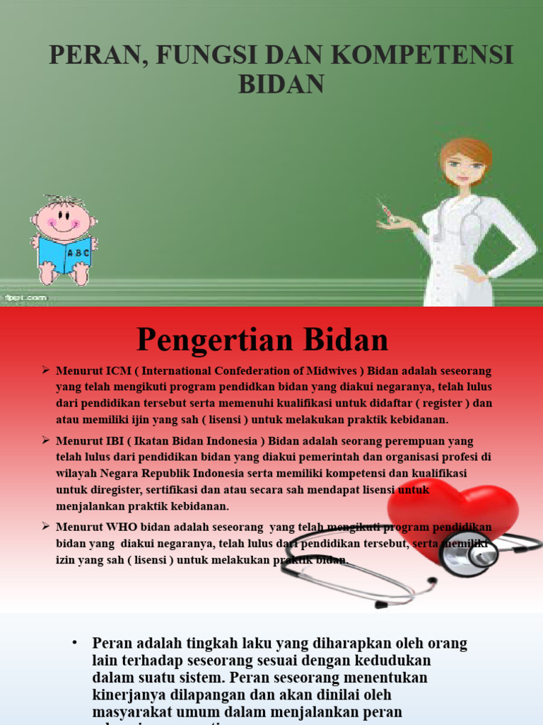 Peran, Fungsi Dan Kompetensi Bidan | PDF