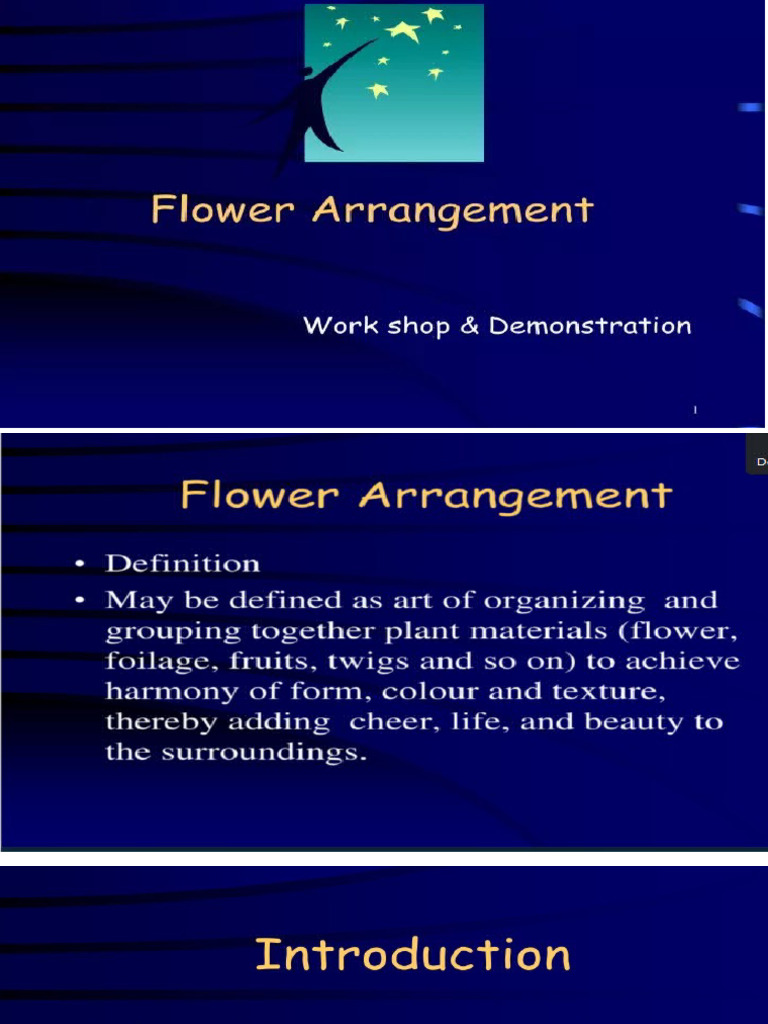 PPT FLOWER Arrangement | PDF