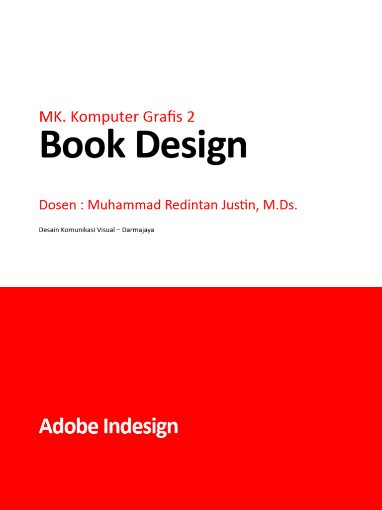 Book Design Pdf