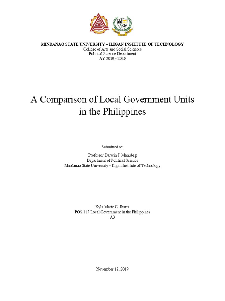 LGU Comparison | PDF