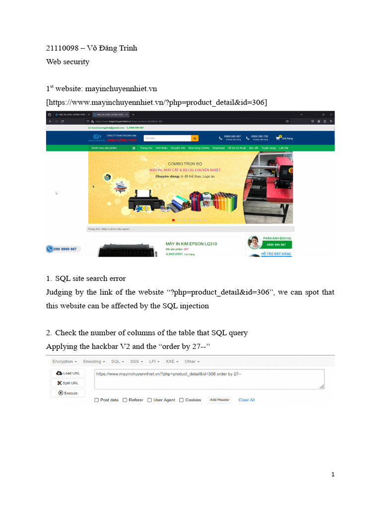 SQL Injection Vulnerability Guide | PDF | Computers