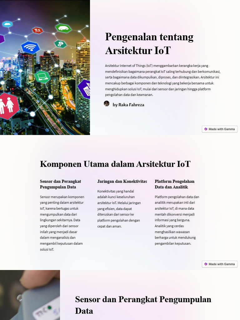 Pengenalan Tentang Arsitektur IoT | PDF
