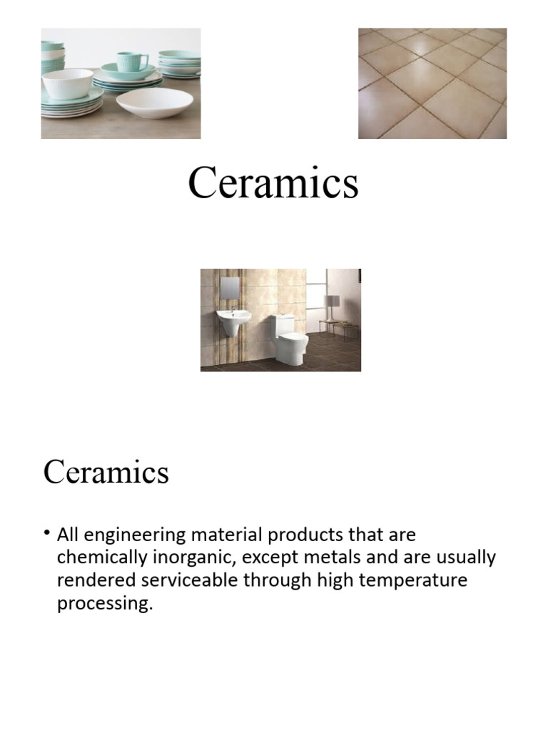 Unit 3 Ceramics | PDF | Refractory | Pottery