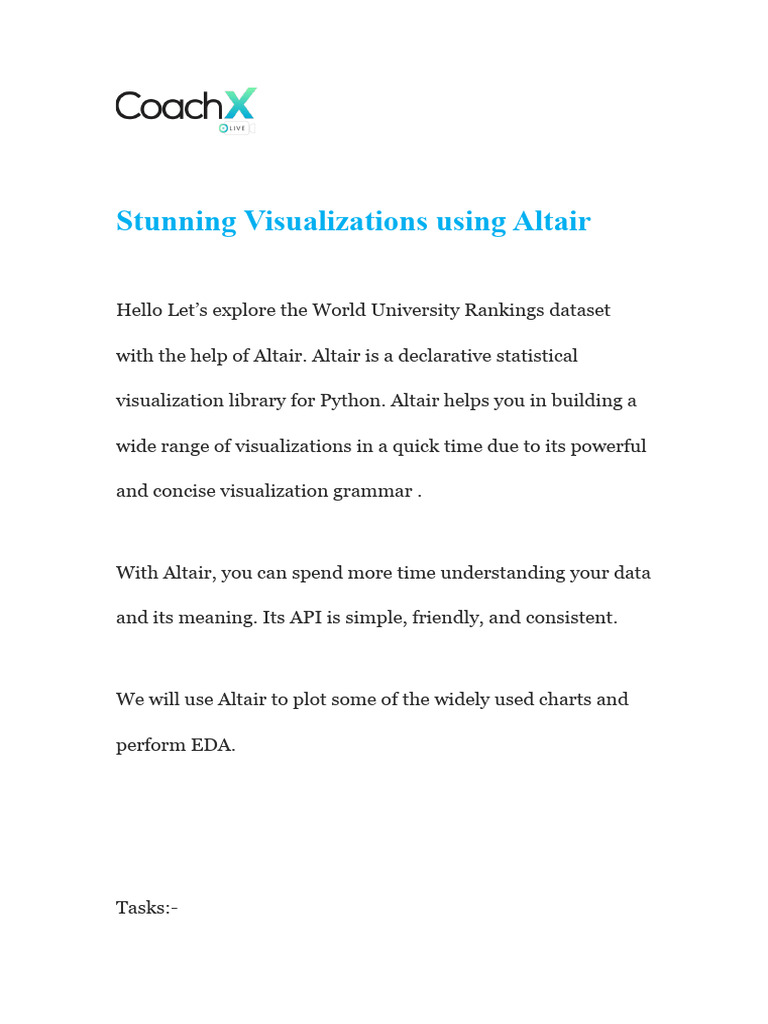 Visulization Using Altair Pdf