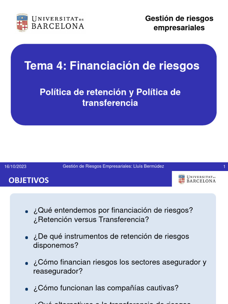 GRE_T4 | PDF | Reaseguro | Póliza de seguros