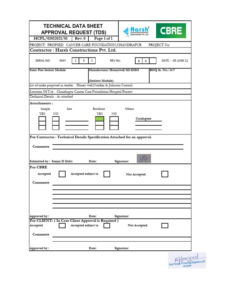 TDS 131 For Approval of Fire Control Module | PDF | Power Supply | Relay