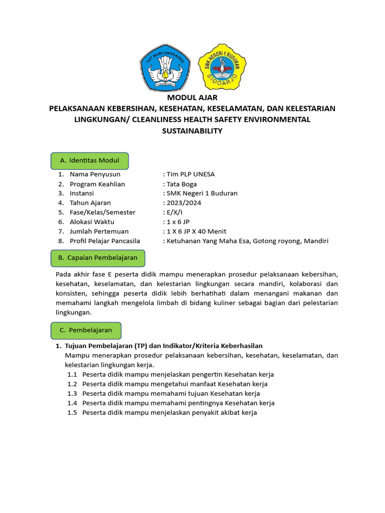 Modul Ajar Elemen 5 PT2 | PDF