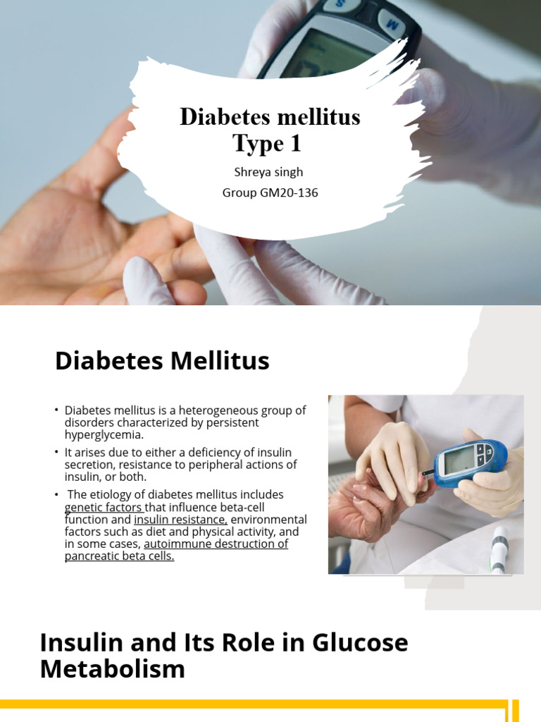 Diabetes Mellitus Type 1 | PDF