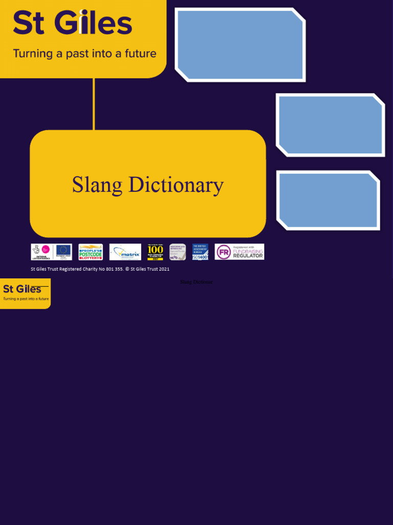 Gang Slang Dictionary for Professionals | PDF