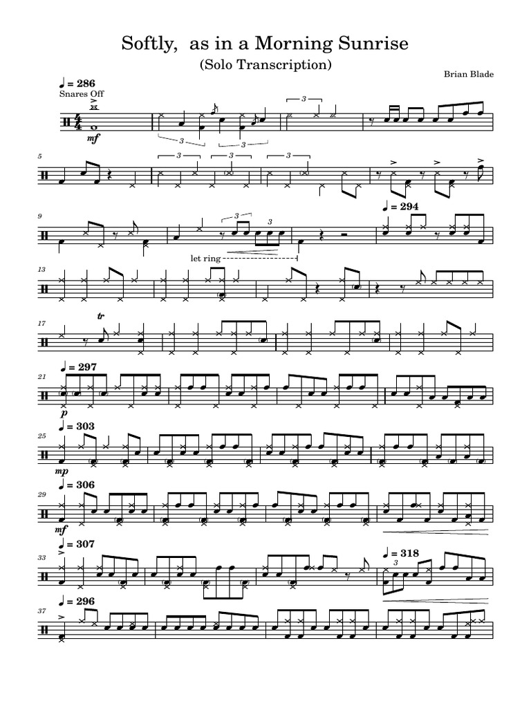 Softly, As in A Morning Sunrise Print | PDF