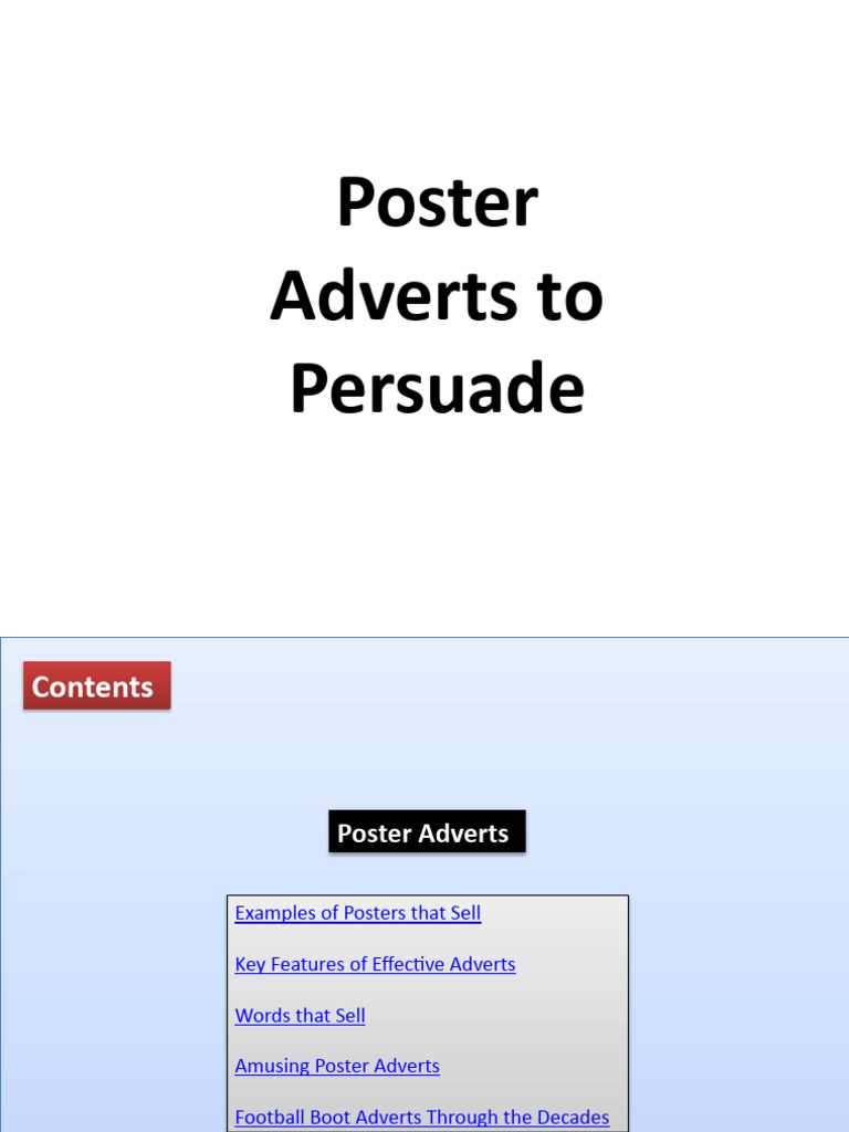 Adverts Poster | PDF