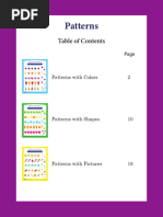Math Patterns Workbook | PDF