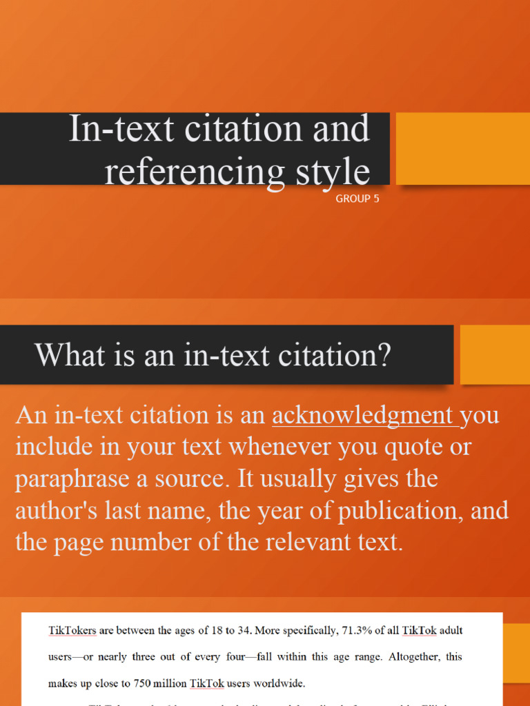 In-text Citation and Referencing Style | PDF | Citation | Academic ...