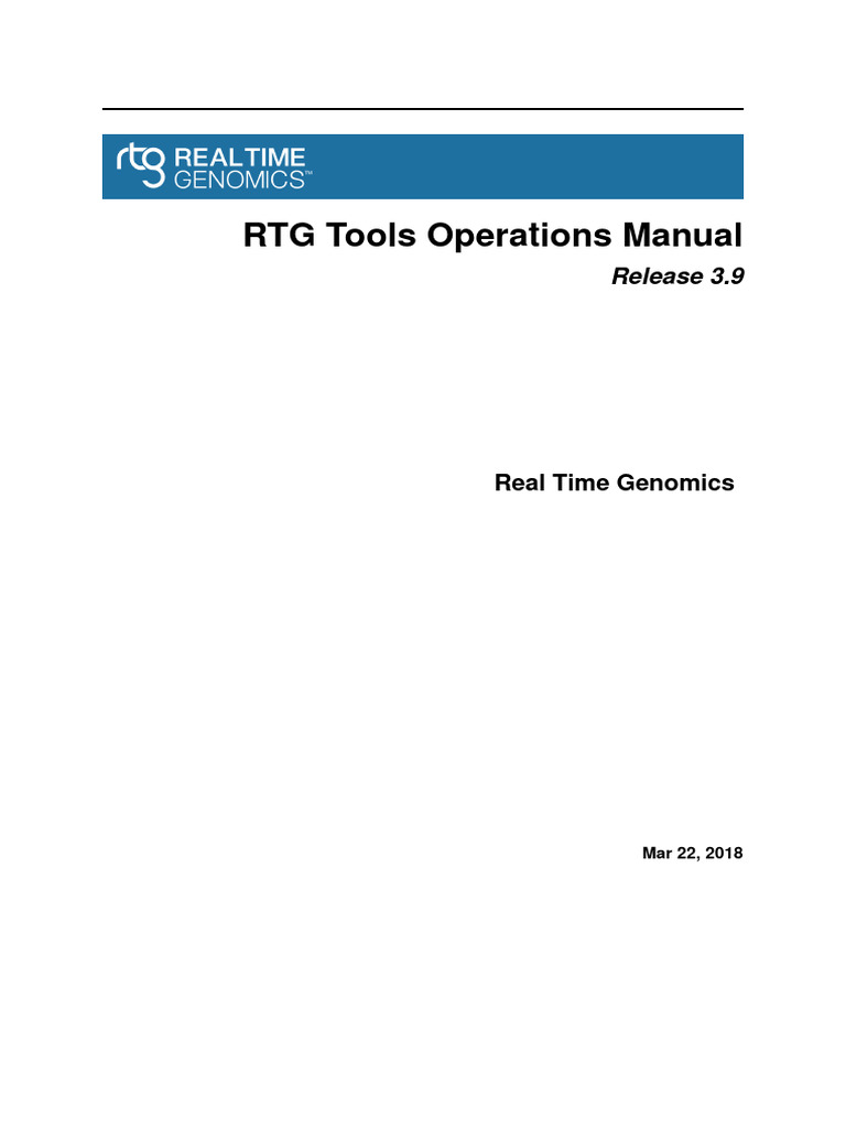 RTGOperations Manual | PDF | Command Line Interface | Parameter (Computer Programming)
