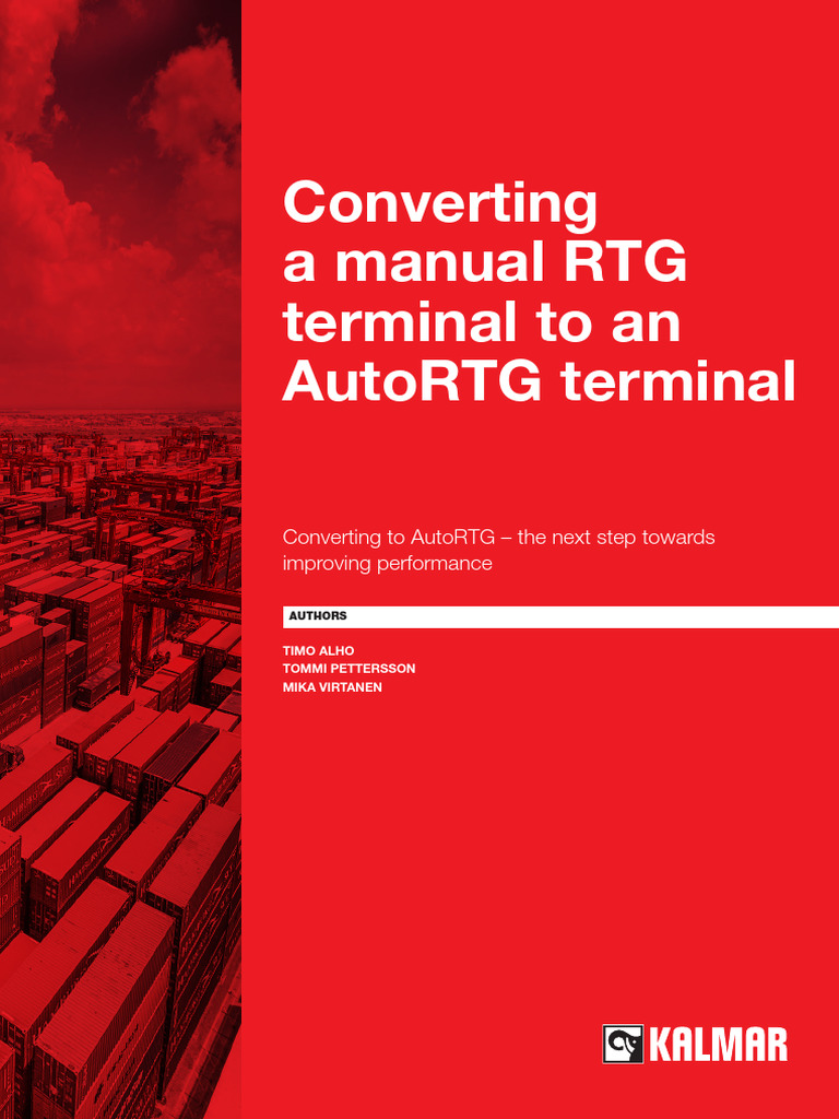 Converting A Manual RTG Terminal To An AutoRTG Terminal | PDF | Automation | Transport