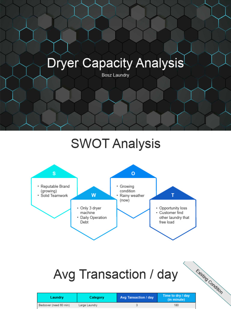 Dryer Capacity Analysis | PDF
