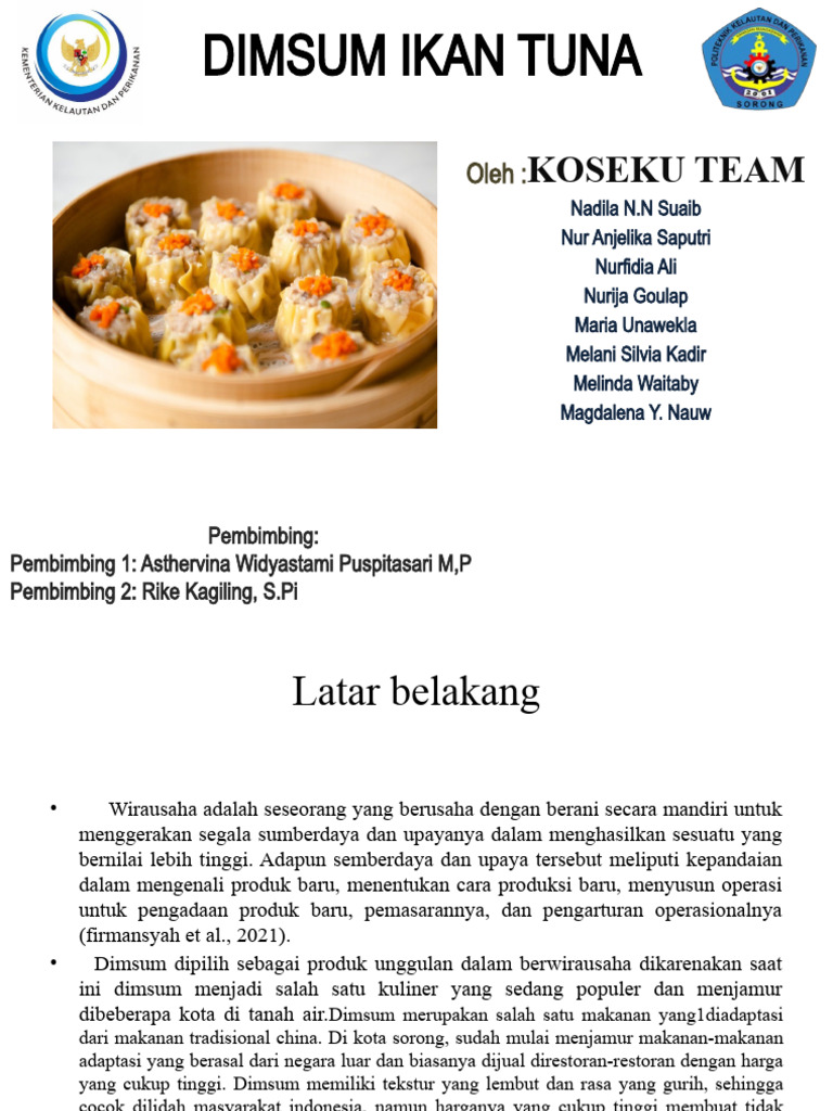 Dimsum Tuna | PDF