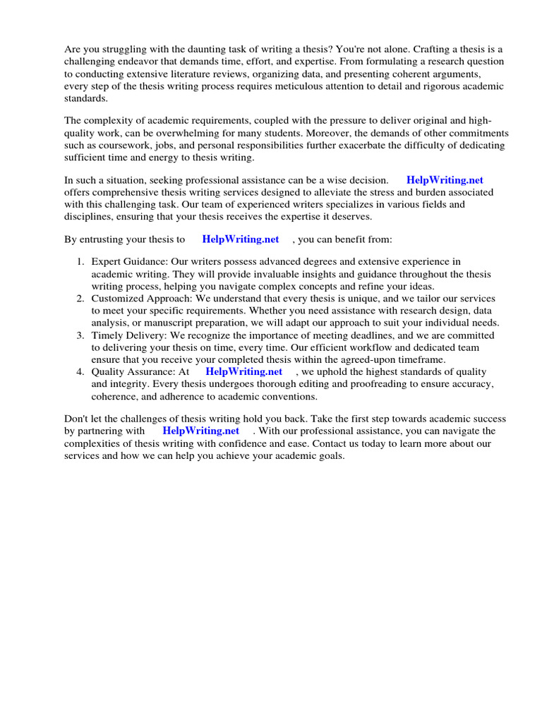 Unc Handouts Thesis | PDF