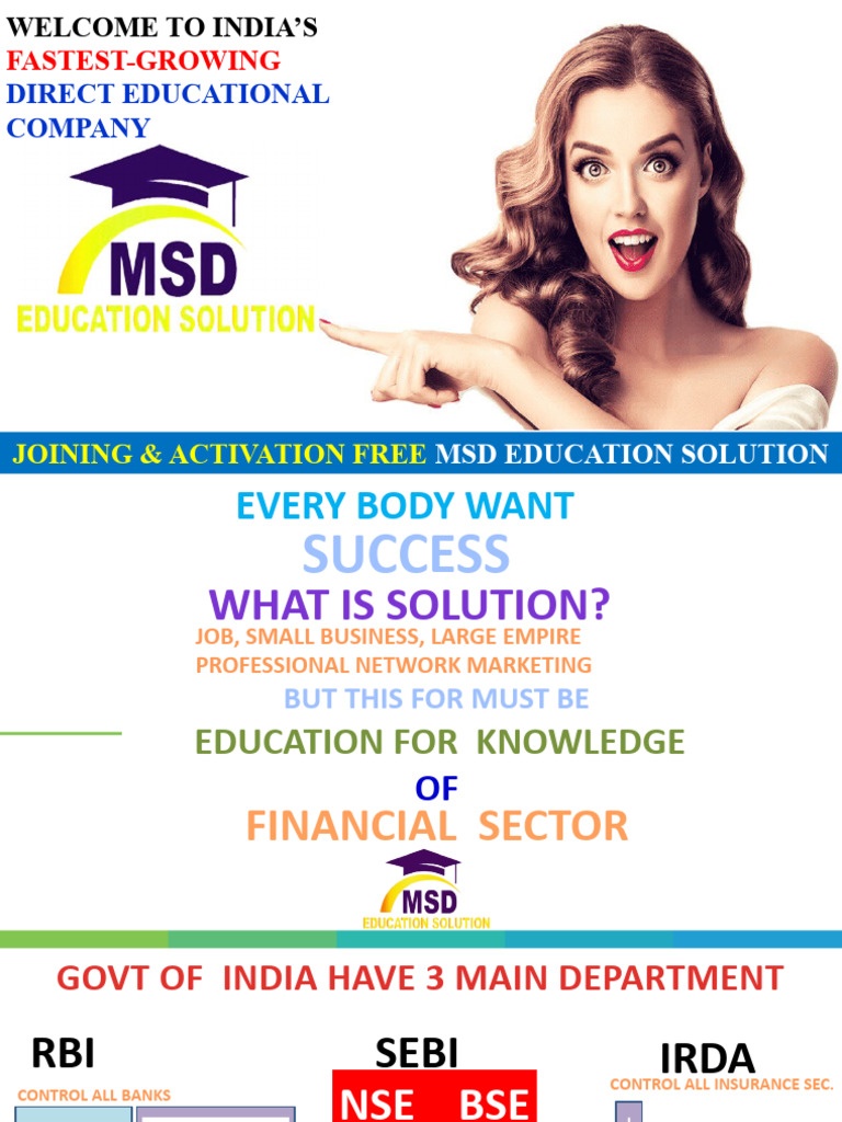 Final MSD Pres | PDF | Economy Of India | Business
