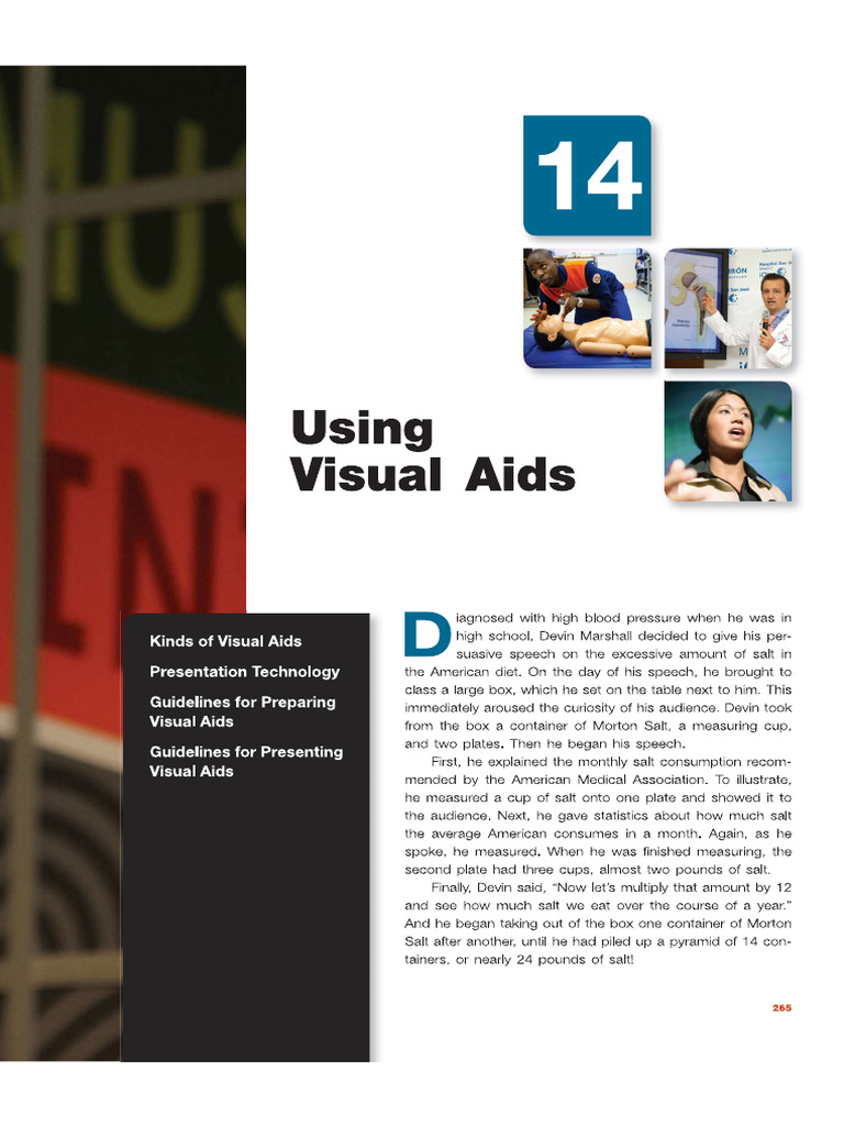 Using Visual Aids | PDF