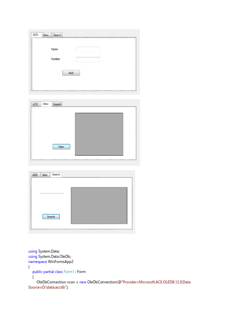 Accessing Database Using ADO .NET - EXp 8 | PDF