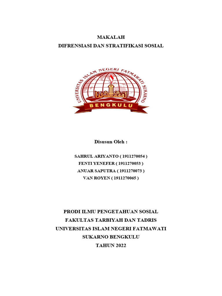 Makalah Kelompok 5 Sosiologi Pendidikan | PDF | Ilmu Sosial