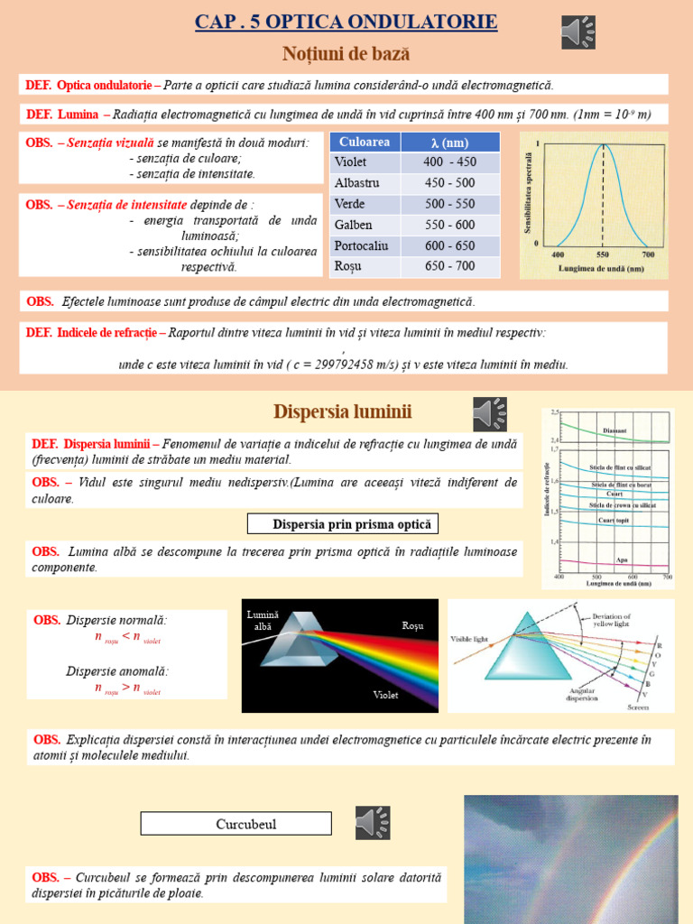 Dispersia Luminii | PDF
