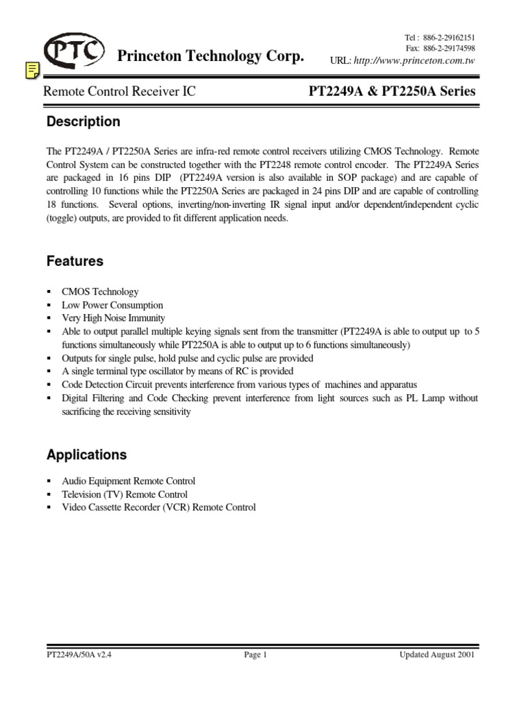 PT2249 | PDF
