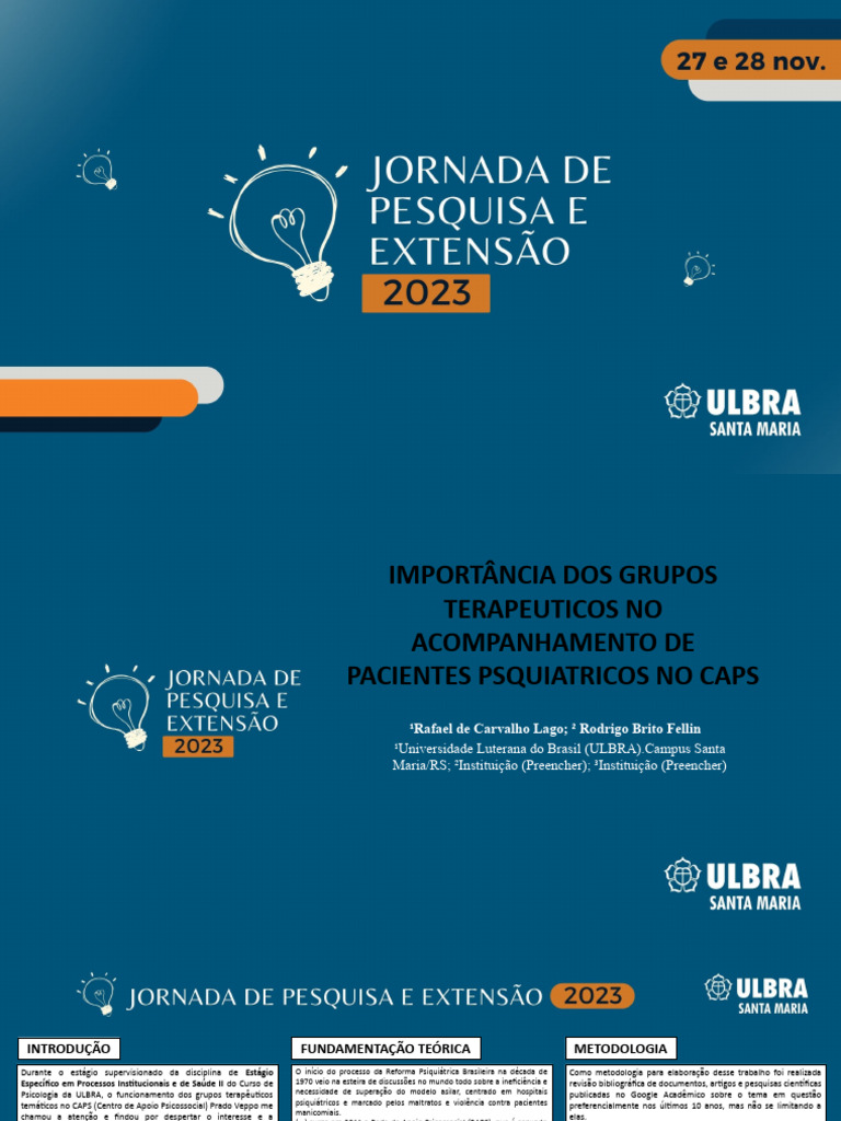 Modelo Apresentação Banner Resumo | PDF