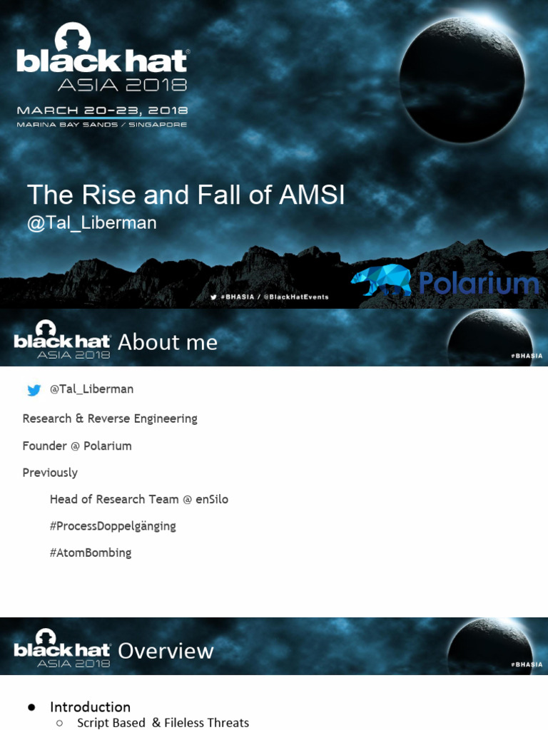 ESET AMSI Provider Insights | PDF | Component Object Model | Windows ...