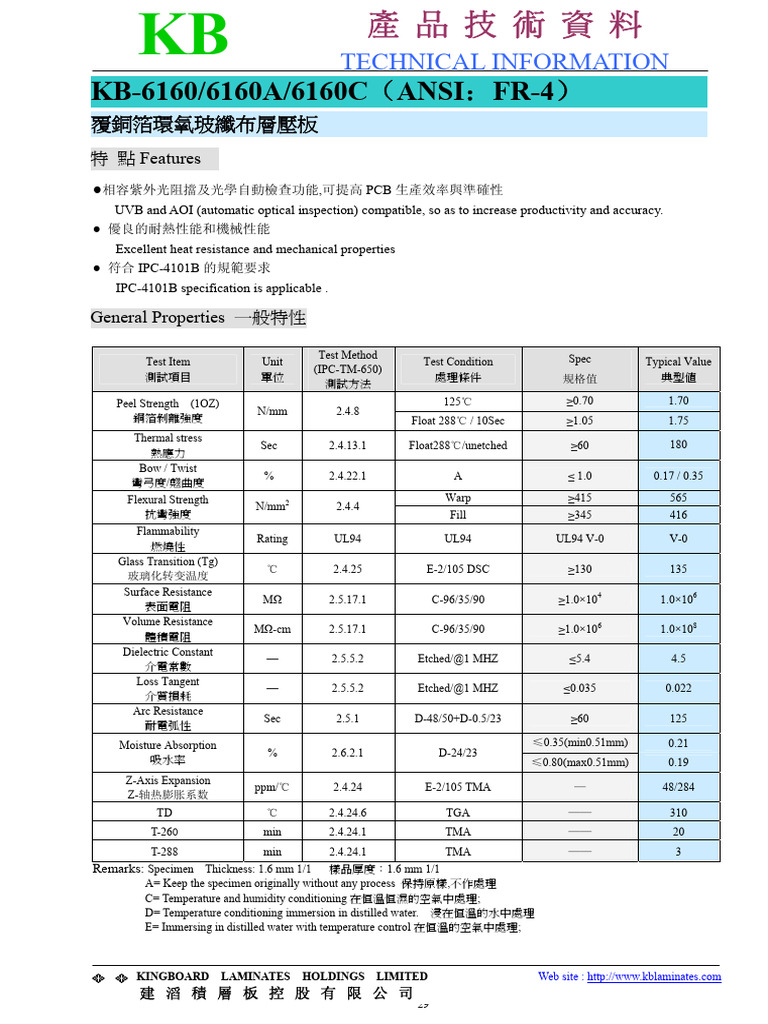 KB-6160 Series Technical Datasheet | PDF | Secondary Sector Of The ...