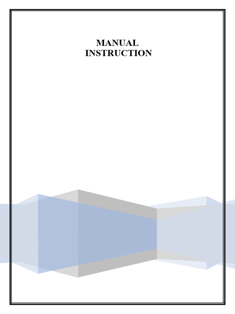 Finalising Own Manual - Cika Azzahra 2B Ed | PDF