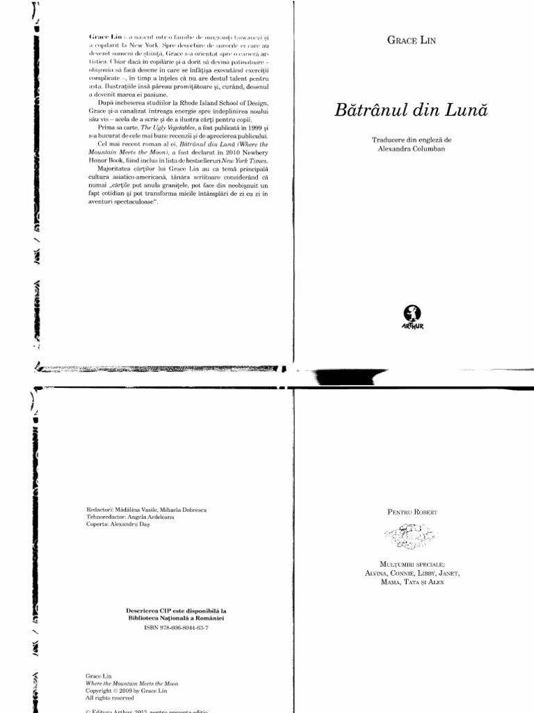 Grace Lin - Batranul Din Luna | PDF