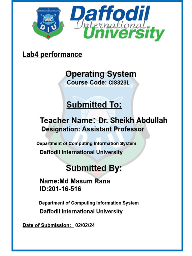 Lab4 Performance - 201-16-516 | PDF | Parameter (Computer Programming) | Software Development