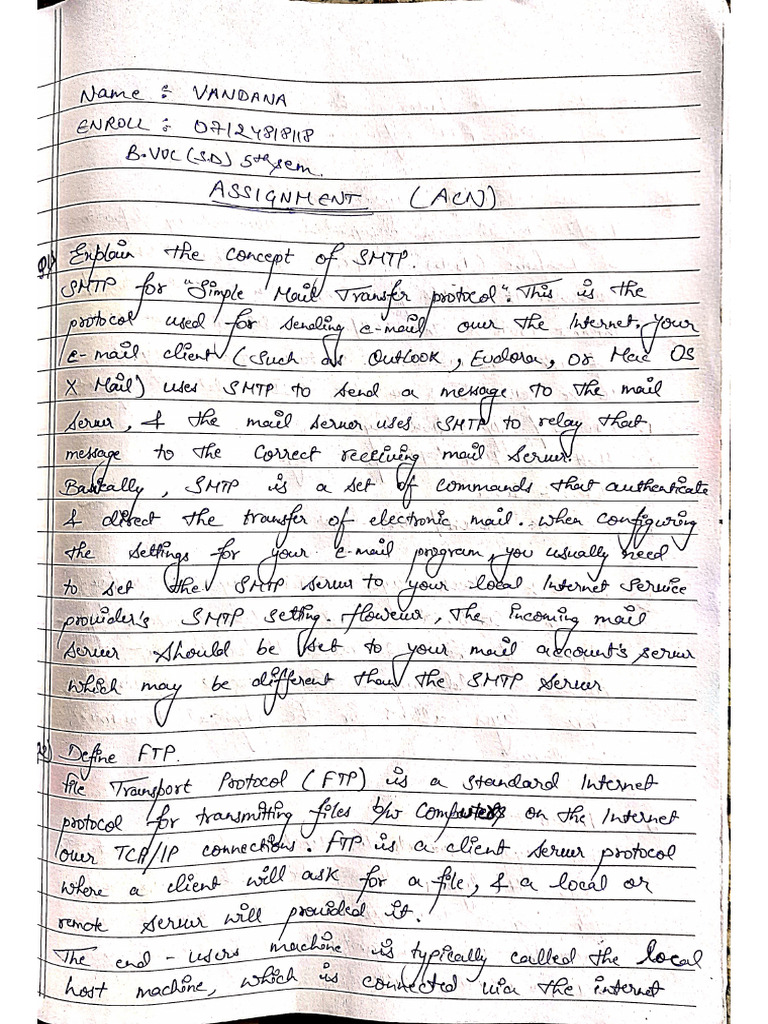 Acn Assignment 1 | PDF