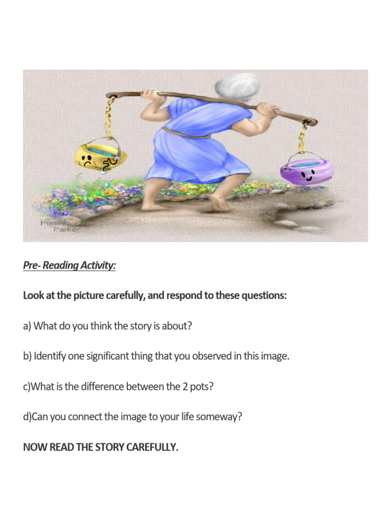 The Story of The Cracked Pot | PDF | Poetry | Art