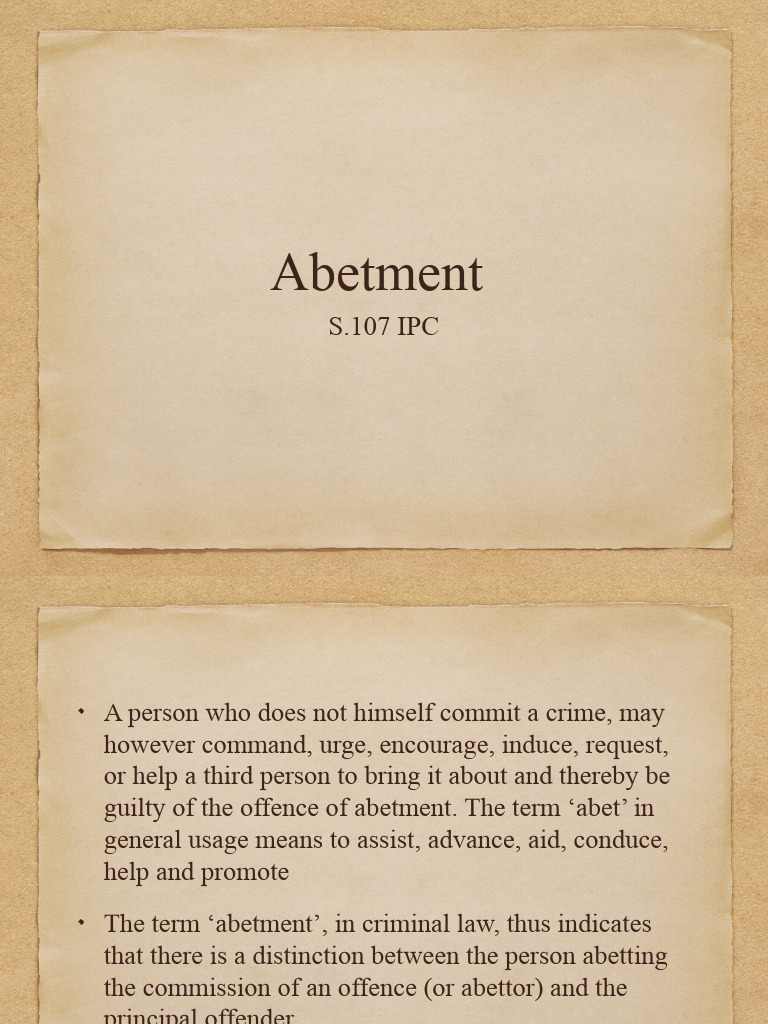 Abetment Week 10 | PDF | Social Science | Law