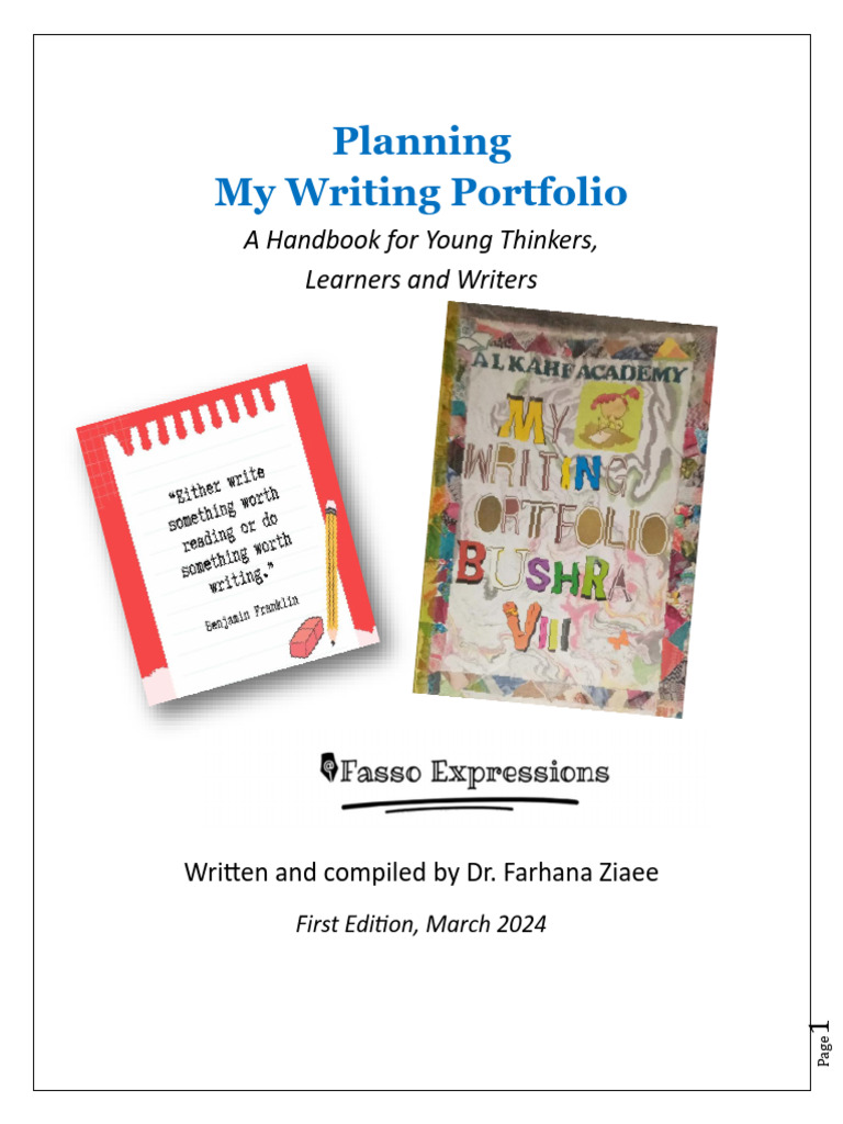 My Writing Portfolio Booklet For Printing 8th March 2024 Morning | PDF ...