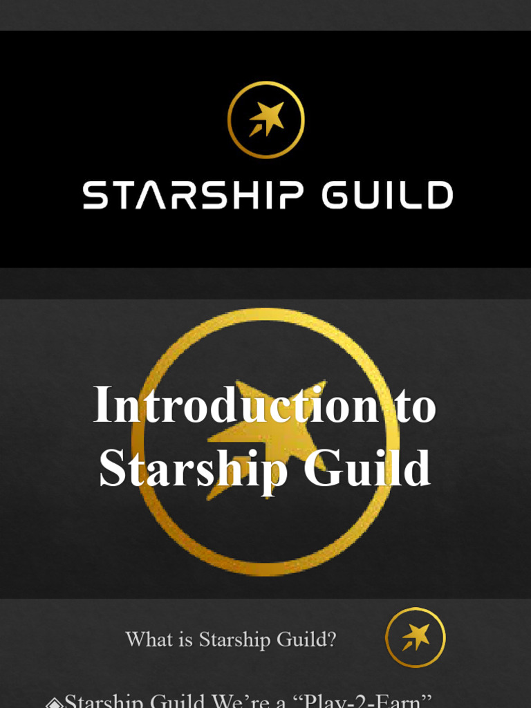 Starship Guild Intro | PDF | Economies
