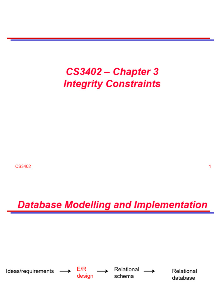 Lec 03 | PDF | Relational Model | Relational Database