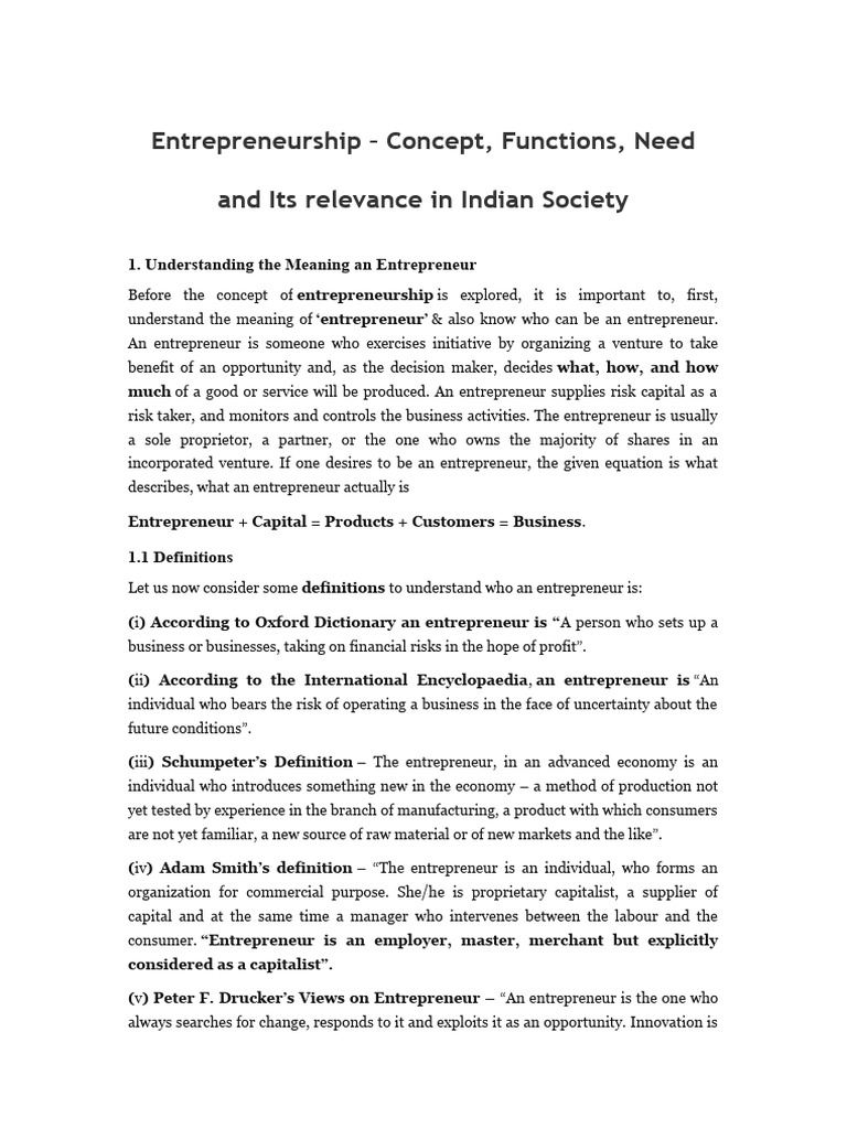 Intro To Entrepreneurship | PDF | Entrepreneurship | Innovation