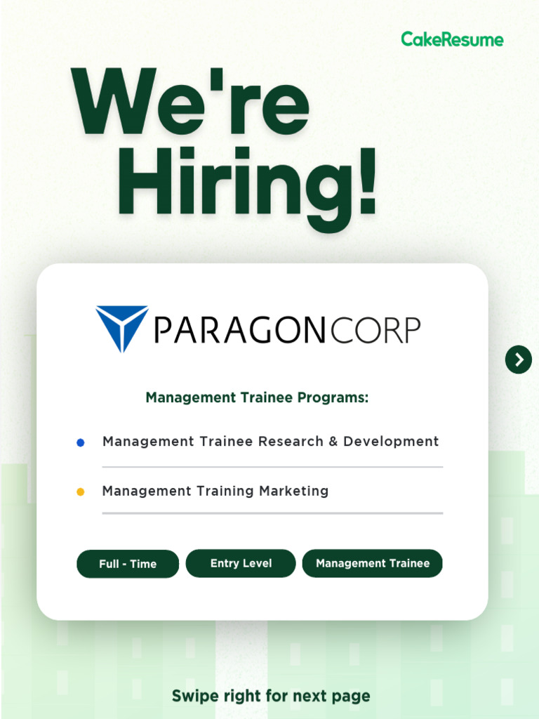 ? Hiring - Paragon Corp - Management Trainee Program - 1 | Download Free PDF | Brand | Marketing