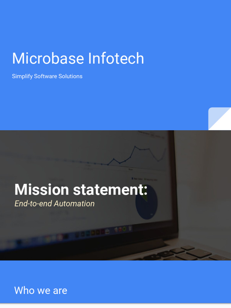 Microbase Infotech: Automation Solutions | PDF | E Commerce | Analytics