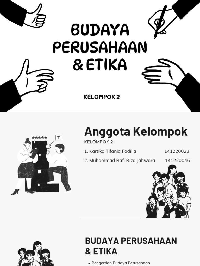 Budaya Perusahaan Dan Etika | PDF