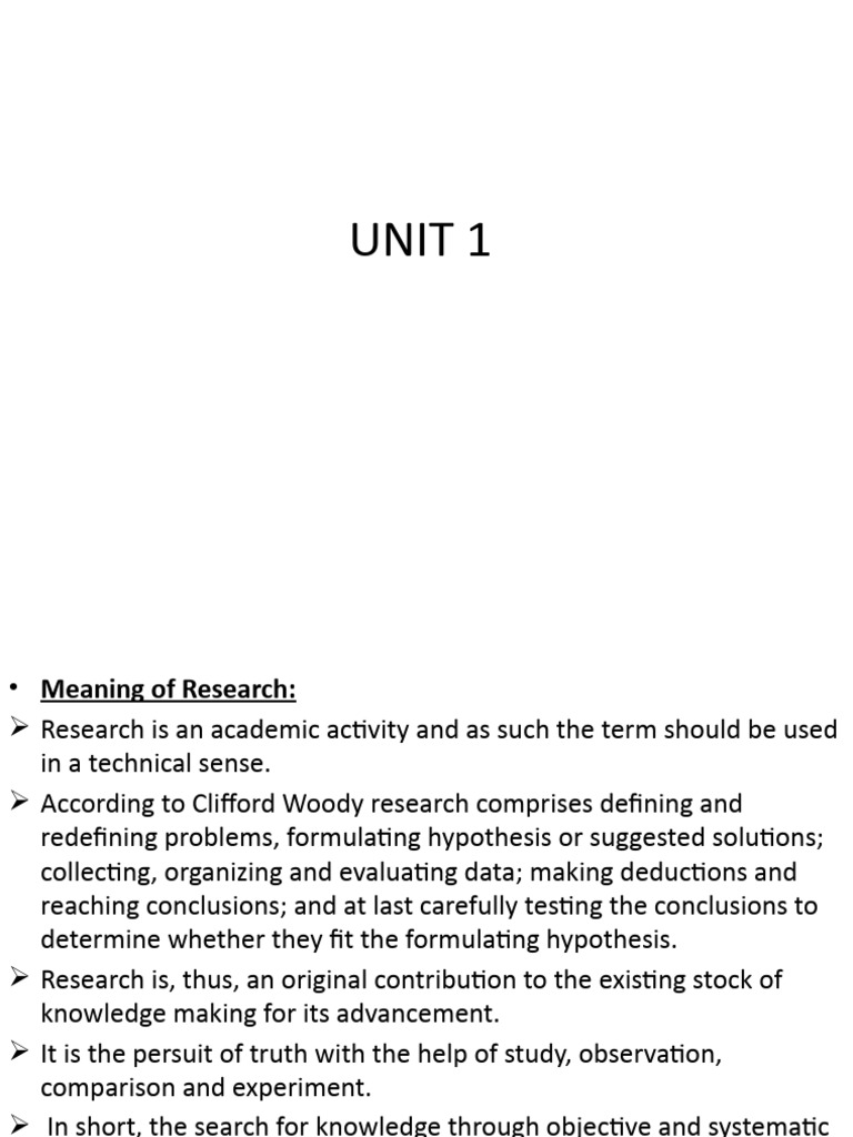 BRM Unit 1 | PDF | Cost Of Living | Marketing