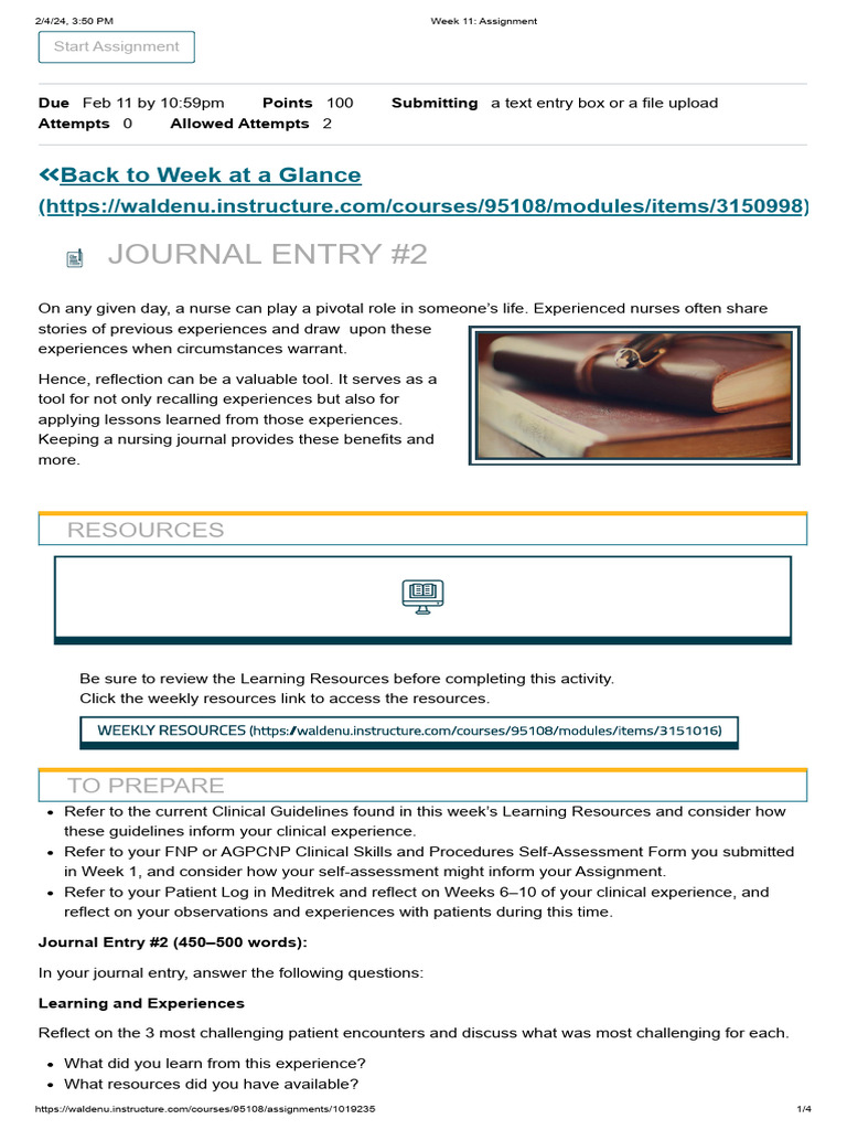 Week 11 - Assignment Other Class | Download Free PDF | Apa Style | Nursing Week 11 - Assignment Other Class | Download Free PDF | Apa Style | Nursing