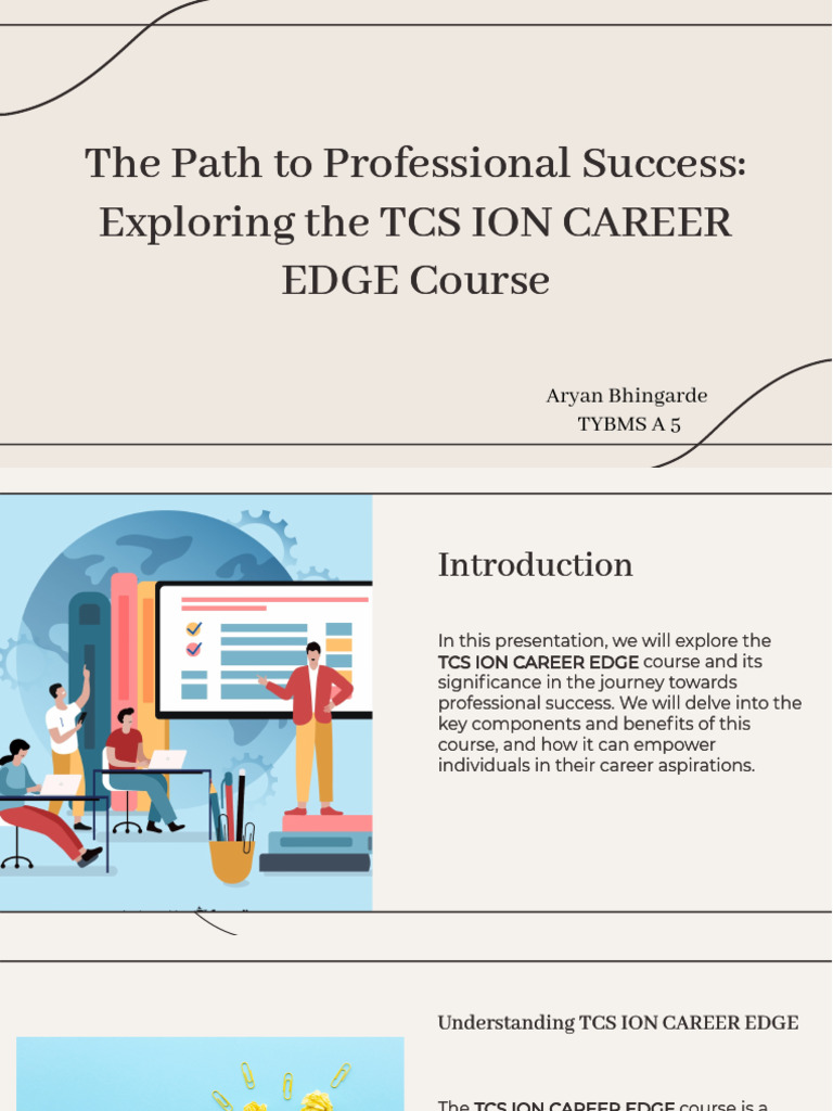 The Path To Professional Success: Exploring The TCS ION CAREER EDGE Course The Path To ...